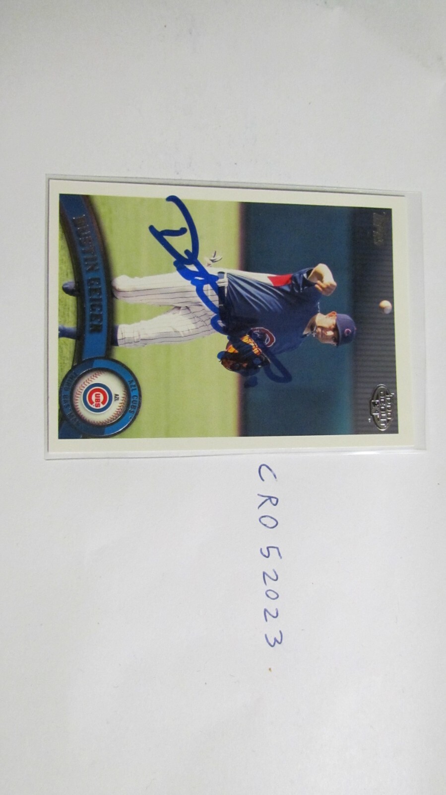 2011 Topps Dustin Geiger signed Baseball Card (5) | eBay