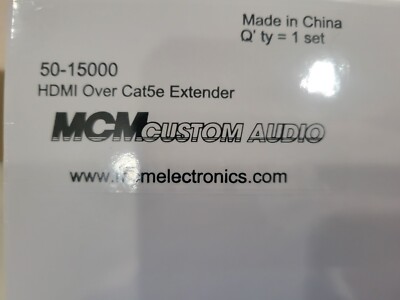 MCM ELECTRONICS HDMI EXTENDER over Cat5 X 1 New IN BOX | eBay