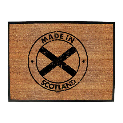 Made In Scotland - Shed Bar Man Cave Novelty Funny Gift Door Mat ...