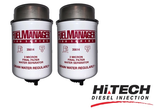 Fuel Manager Replacement Diesel Filter Element 2 Micron 35614 Twin Pack ...