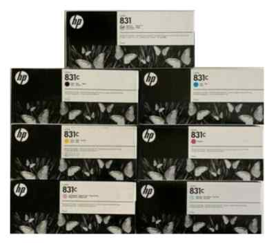 7x Original Ink HP Latex 310 315 335 365 560 / No. 831C CZ694A - CZ699A ...