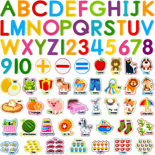 Felt Learning Letters and Numbers - 75 Felt Board Pieces for Flannel ...