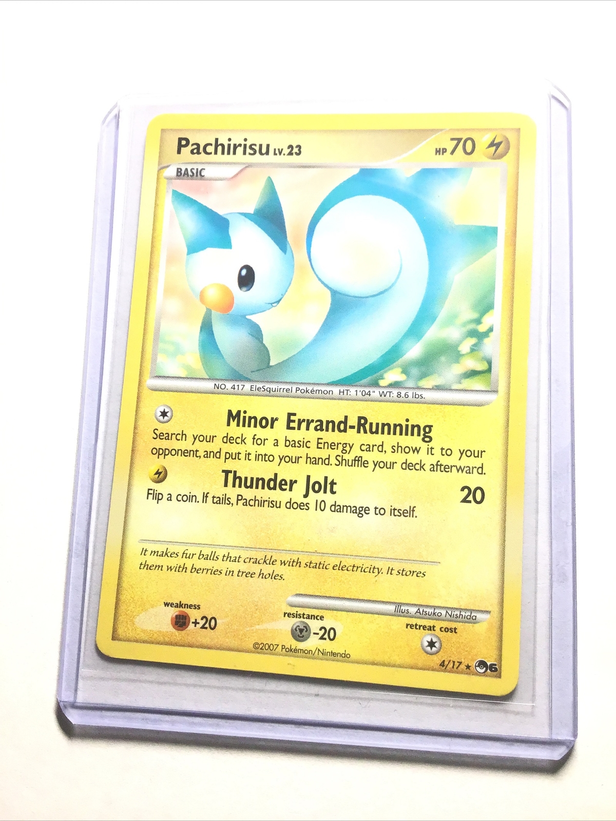 PACHIRISU - 4/17 - Pop Series 6 - Promo - Rare - Pokemon Card - NM | eBay