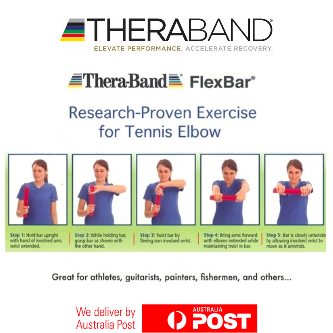 Theraband FlexBar Hand Exerciser | Four Colours/Resistance Levels ...