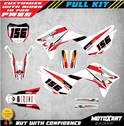 Honda CRF 125 - 2019 2020 Full Custom Graphic Kit STORM STYLE stickers ...