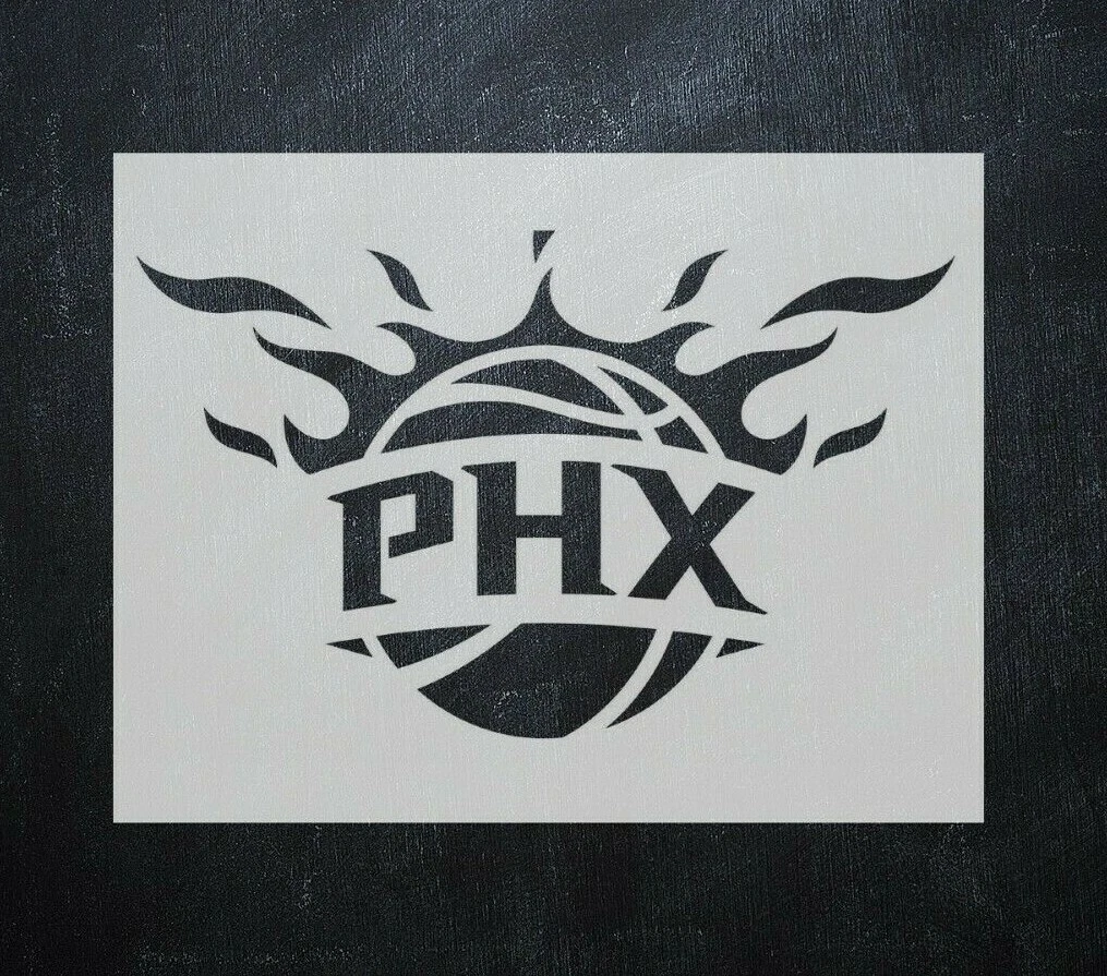 Nba Logo Black And White Stencil