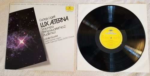 Ligeti Lux Aeterna Volumina String Quartet 2 LaSalle LP DG Germany | eBay