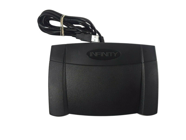 Infinity USB Foot Pedal Control with Computer Plug In - Black for sale ...