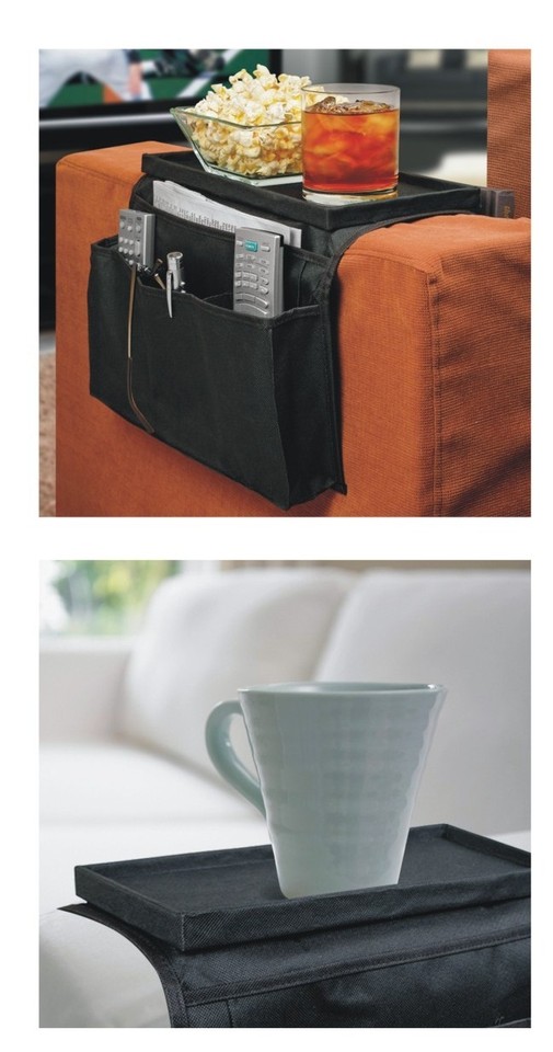 Couch Buddy Remote Control Holder Sofa Arm Rest Organizer Caddy Ships ...