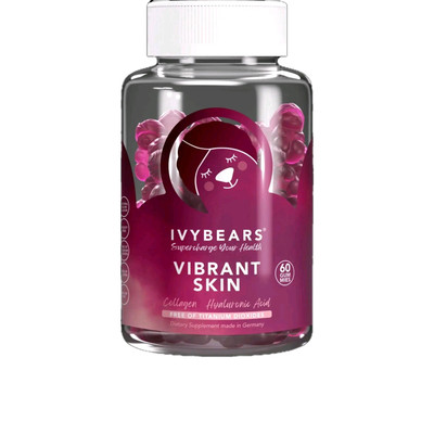 Collagen Gummies Acide Hyaluronic Ivybears vitamine pour Une Belle Peau ...