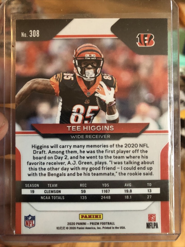 Tee Higgins Rookie Prizm | eBay