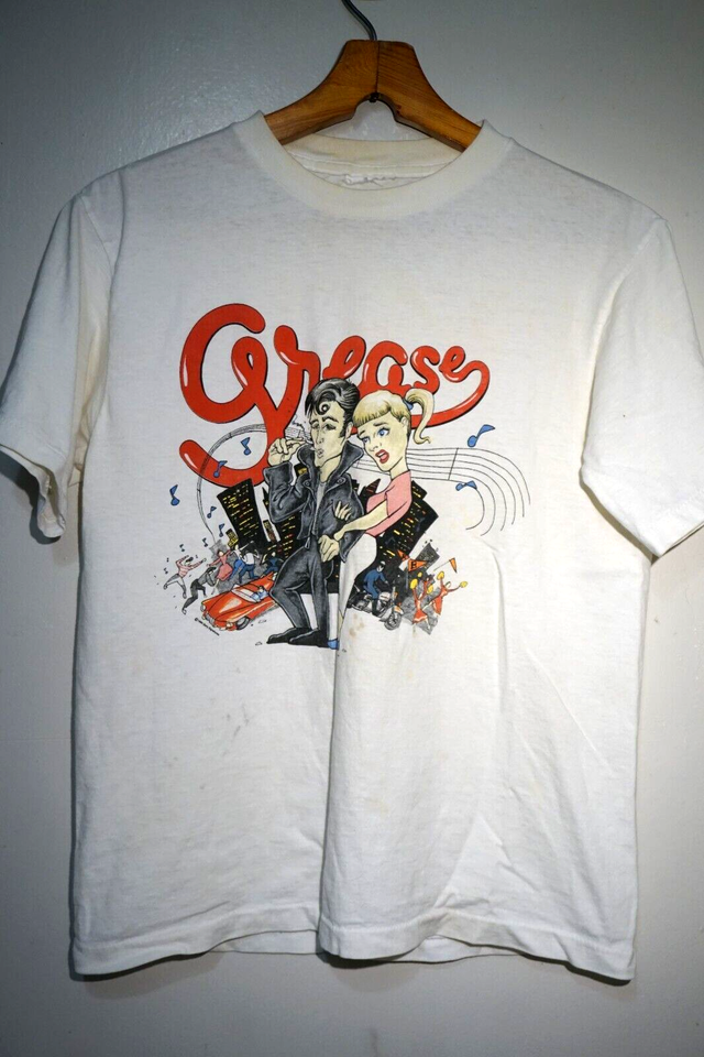Vintage Grease Movie Promo T Shirt Small John Travolta 1994 Single ...