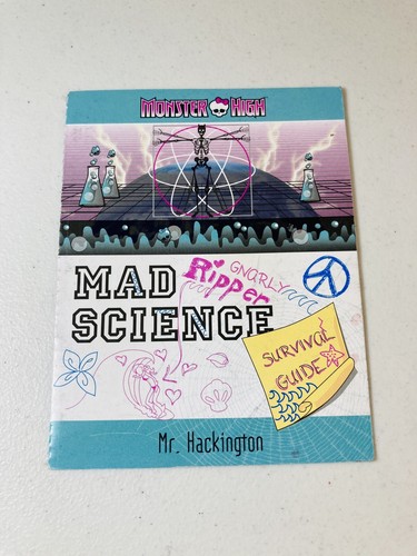 Monster High - Mad Science Survival Guide Booklet Mr Hackington | eBay
