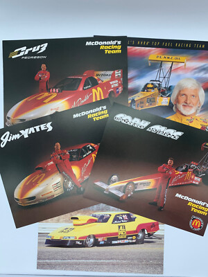 Drag Racing LOT Postcard NHRA HERO Cards Vintage Cruz Yates Eddie Hill ...