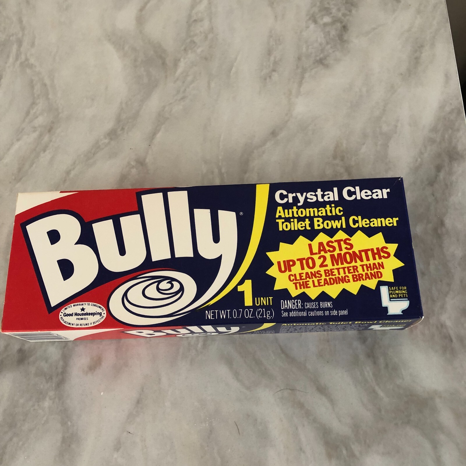 Bully Crystal Clear Automatic Toilet Bowl Cleaner - VINTAGE - NEW ...