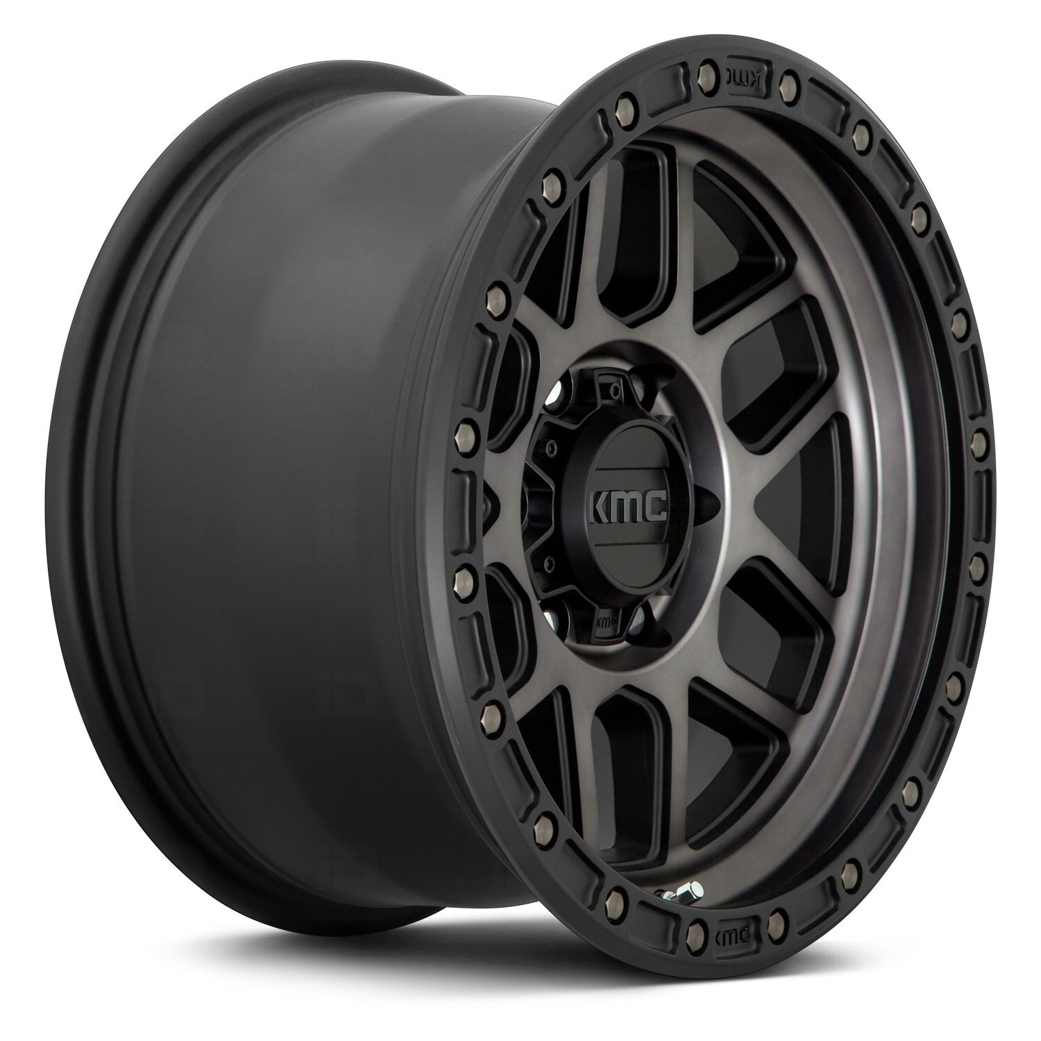 4-New 17" KMC KM544 Mesa Wheels 17x9 8x6.5/8x165.1 18 Black Tint Rims ...