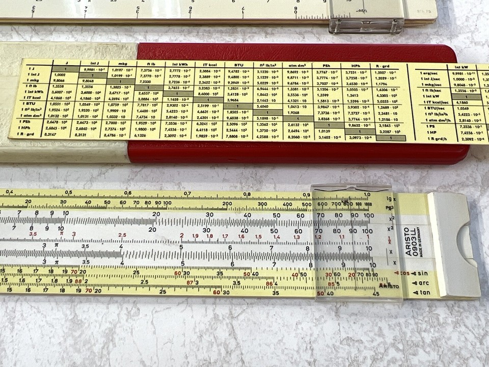2 Rechenschieber Slide Rules: Aristo, # 45 | eBay