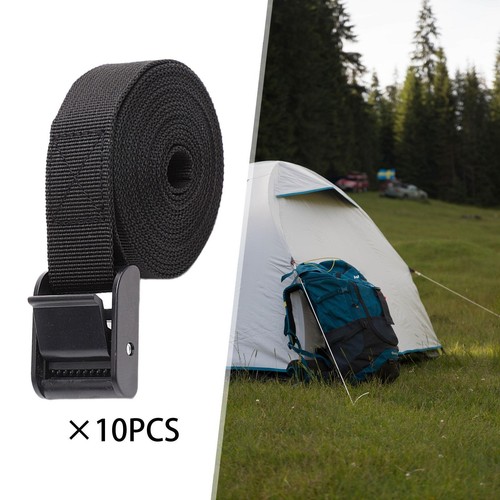 10pcs Adjustable Webbing Straps 2.5cm X 50cm Quick Release Buckle ...