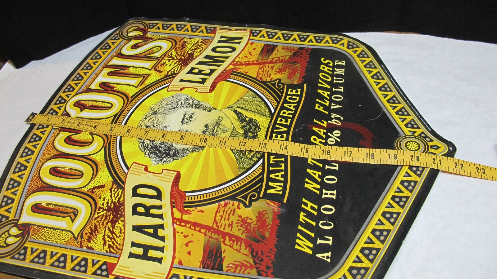 2000 Vintage Metal Embossed Doc Otis Hard Lemon Malt Beverage Idaho ...