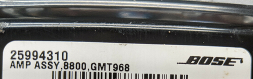 25994310 *REMANUFACTURED* Traverse Acadia Outlook amplifier w/ CORE ...