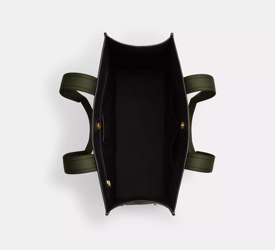 NWT Coach Large Smith Tote Bag In Signature Canvas/With Camo Print ...