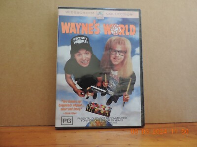 Wayne's World (DVD, 1992) region 4 brand new and sealed free postage ...