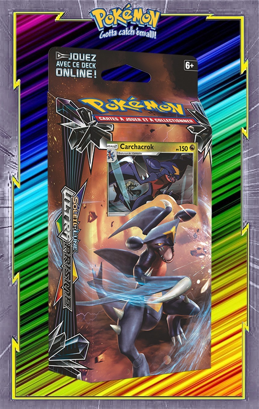 🌈Deck SL05 : Ultra-Prisme - Impact Supersonique - Carchacrok - Pokemon ...