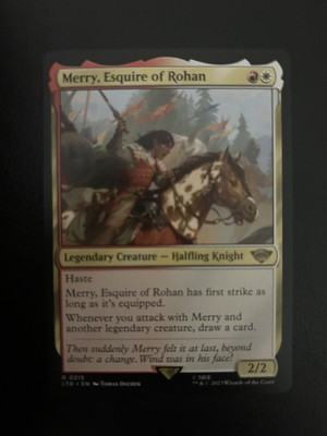 MTG Merry, Esquire of Rohan The Lord of the Rings: Tales of Middle ...