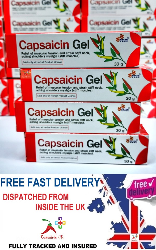 Capsaicin Hot Chili Gel Rheumatoid Osteoarthritis Pain Capsicum Cream ...
