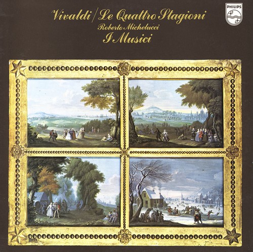 MICHELUCCI Violin VIVALDI 4 Seasons I MUSICI PHILIPS Holand Red/Silver ...