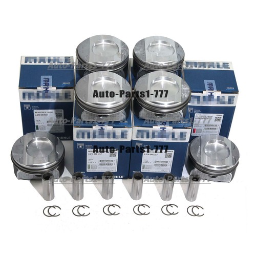 6PCS MAHLE Oversized Pistons & Rings For Mercedes-Benz M276 3.5L R172 ...