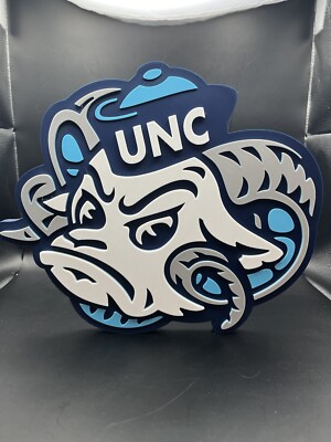 UNC Tar Heels Logo Sign Display | 3D Wall Desk Shelf Art | eBay