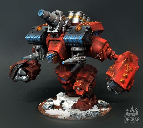 Victor / Conquest Khador colossal warmachine ** COMMISSION ** painting ...