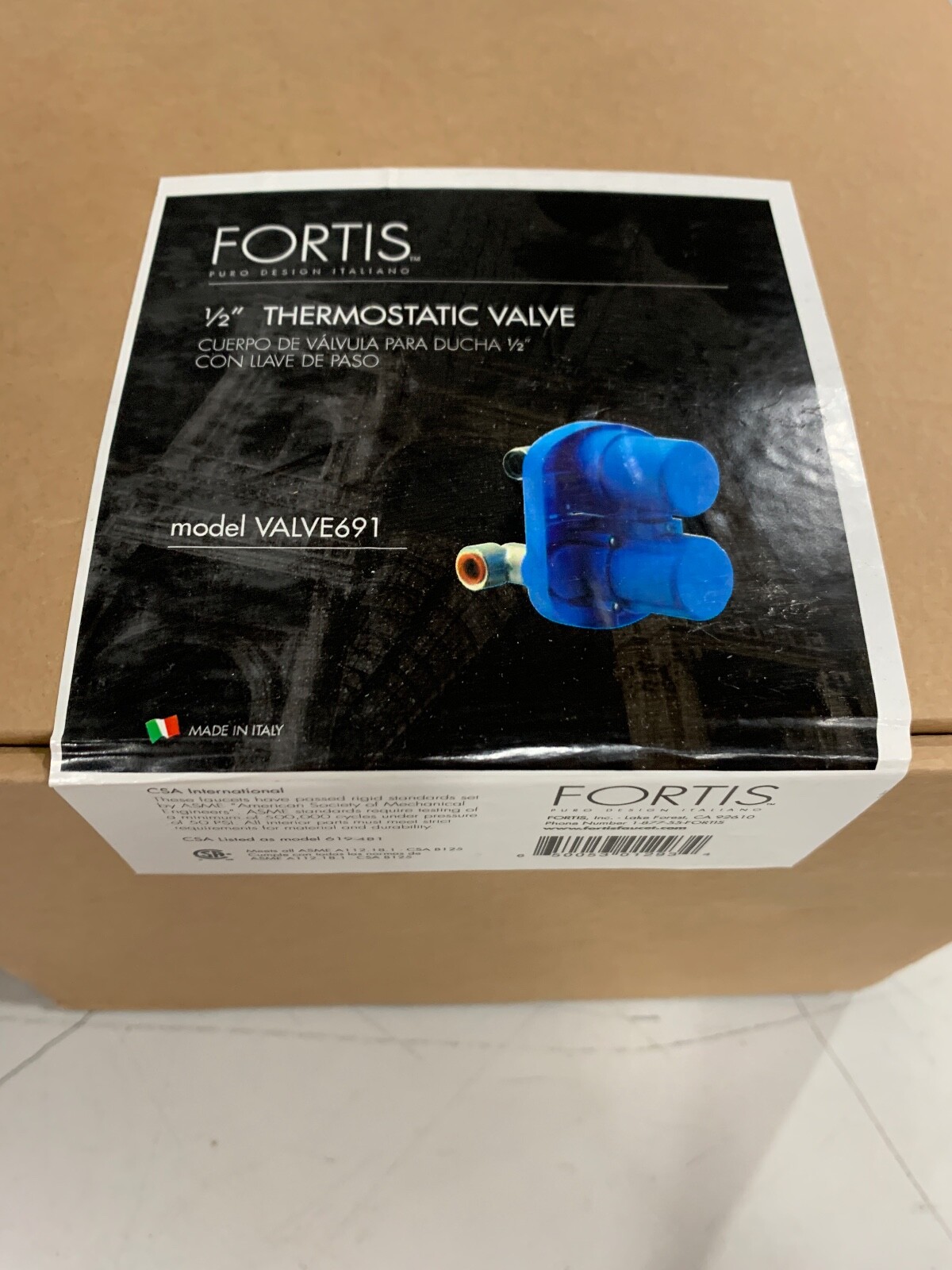 Fortis VALVE691 Thermostatic Valve Only | eBay