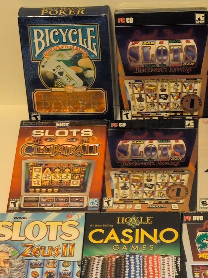 Lot of 16 PC-Windows/Mac Slot Machine Casino Computer Disc CD-ROM New ...
