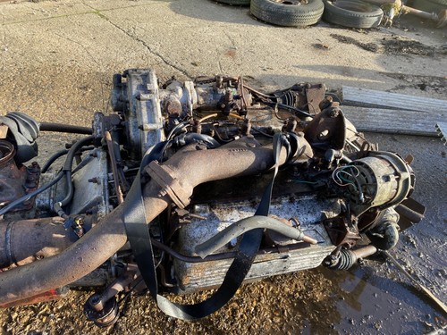 COMMER TS3 2 STROKE DIESEL ENGINE & GEARBOX & SUPER CHARGER spares or ...