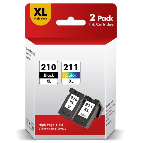 PG-210XL CL-211XL Ink Cartridges For Canon 210 PIXMA MX320 MX330 MP280 ...