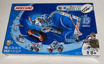 Meccano set multi model series - 15 models 252 pieces, factory shrink ...
