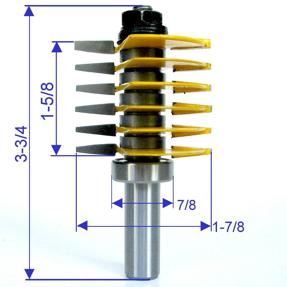 1 pc 1/2 Shank Adjustable Finger Joint Assembly Router Bit S | eBay