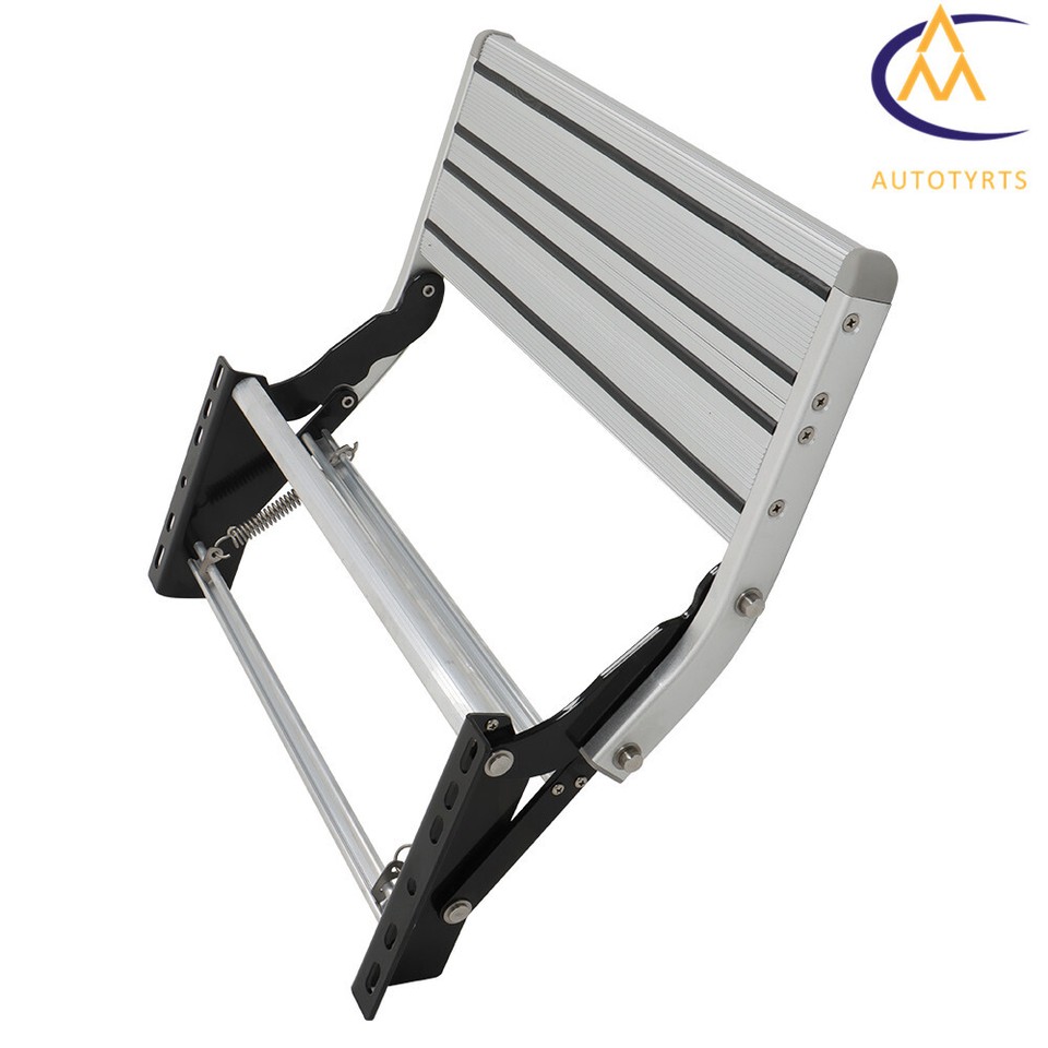 Manual Pull Out Single 1 Step RV Camper Trailer Platform Steps Stair ...