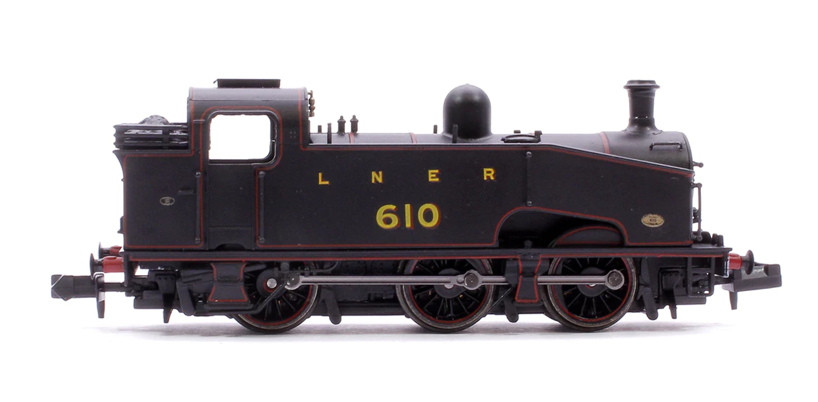 Sonic N Gauge Class J50 LNER Black (Red Lining) 0-6-0 Tank Locomotive ...