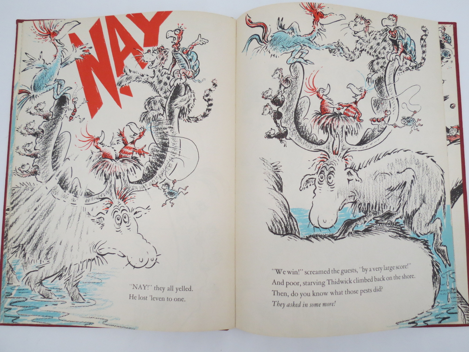 THIDWICK THE BIG-HEARTED MOOSE Seuss, Dr. 1948 First Edition Second ...