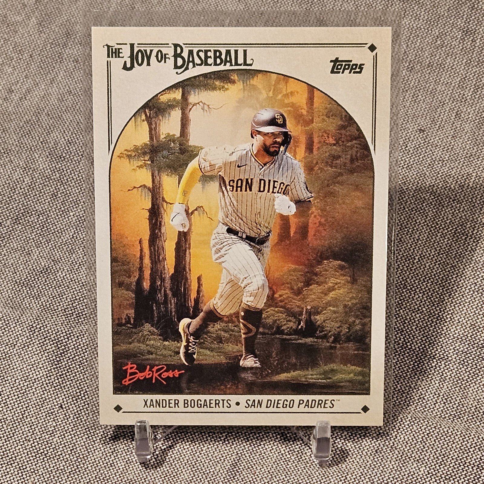 2023 Topps Bob Ross X The Joy Of Baseball Xander Bogaerts #84 Padres | eBay