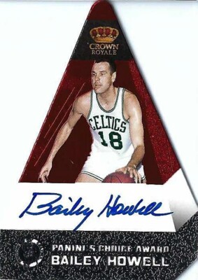 BAILEY HOWELL 2011 Panini Crown Royale Autograph Auto /74 HOF Boston ...