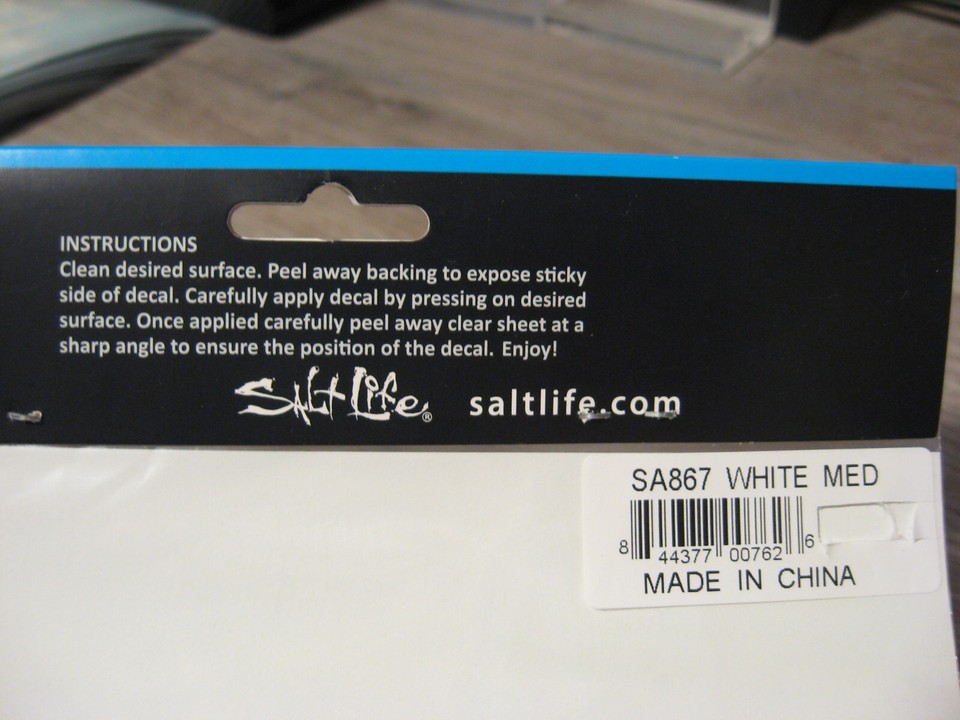 Salt Life Decal 12" Medium Surface Mount Sticker - Skull & Boards ...