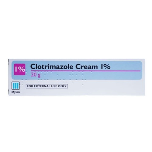 Mylan Clotrimazole Cream 1% - 20g - Nappy Rash, Ringworm, Athletes Foot ...