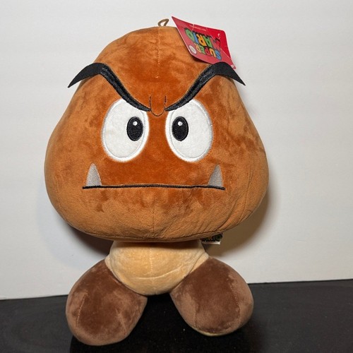 NEW! Super Mario Goomba Plush Toy Large 18” Stuffed Animal Nintendo ...