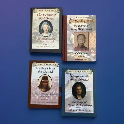 DEAR AMERICA Series Scholastic Lot of 4 - Historical Fiction Diaries ...