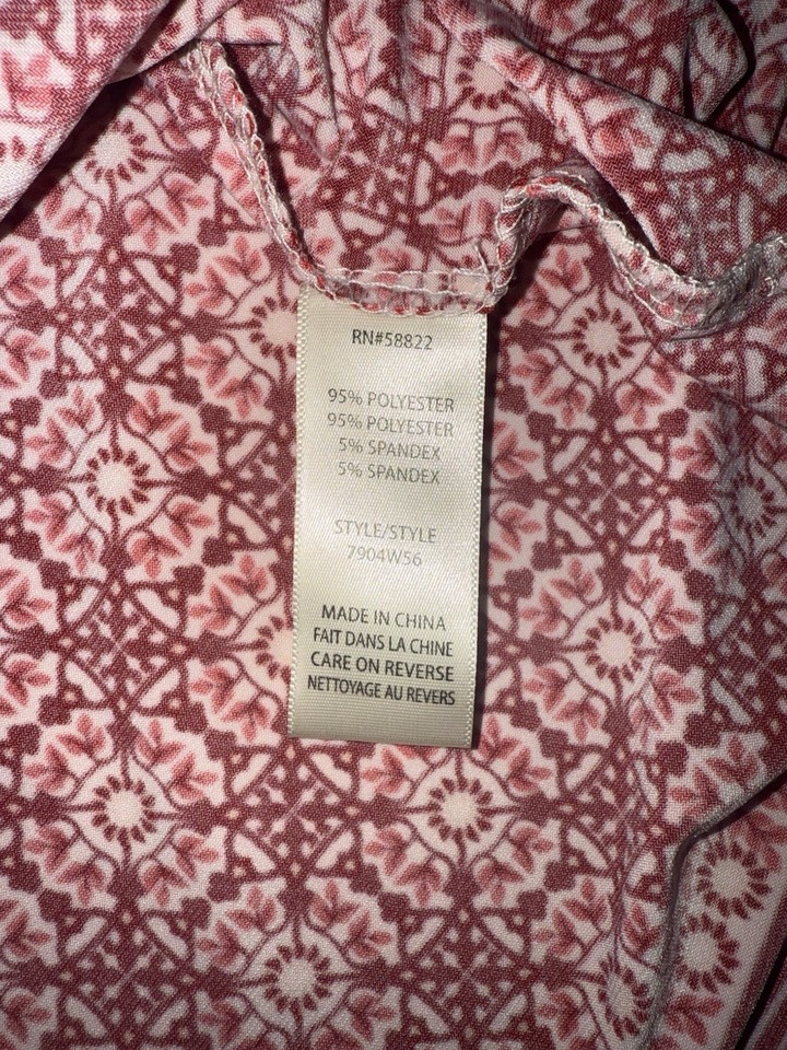 Women’s Max Studio Cut Out Shoulder Dress Size Small -Red-pink /Stretch ...