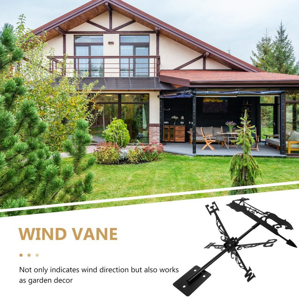 Wind Vane Horse Weathervane Ornament Retro Weather Metal Wind Vane ...